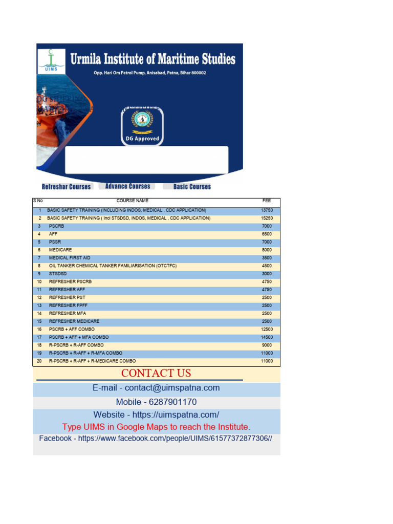 Uims Brochure | PDF