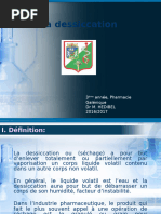 Définition et procédés de dessiccation | PDF | Chimie physique | Chimie