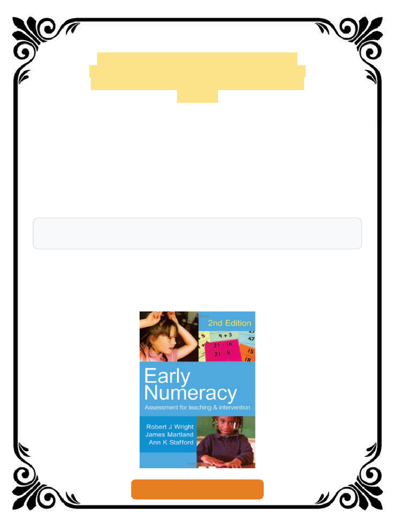 Early Numeracy Assessment for Teaching and Intervention 2nd Edition Mr ...