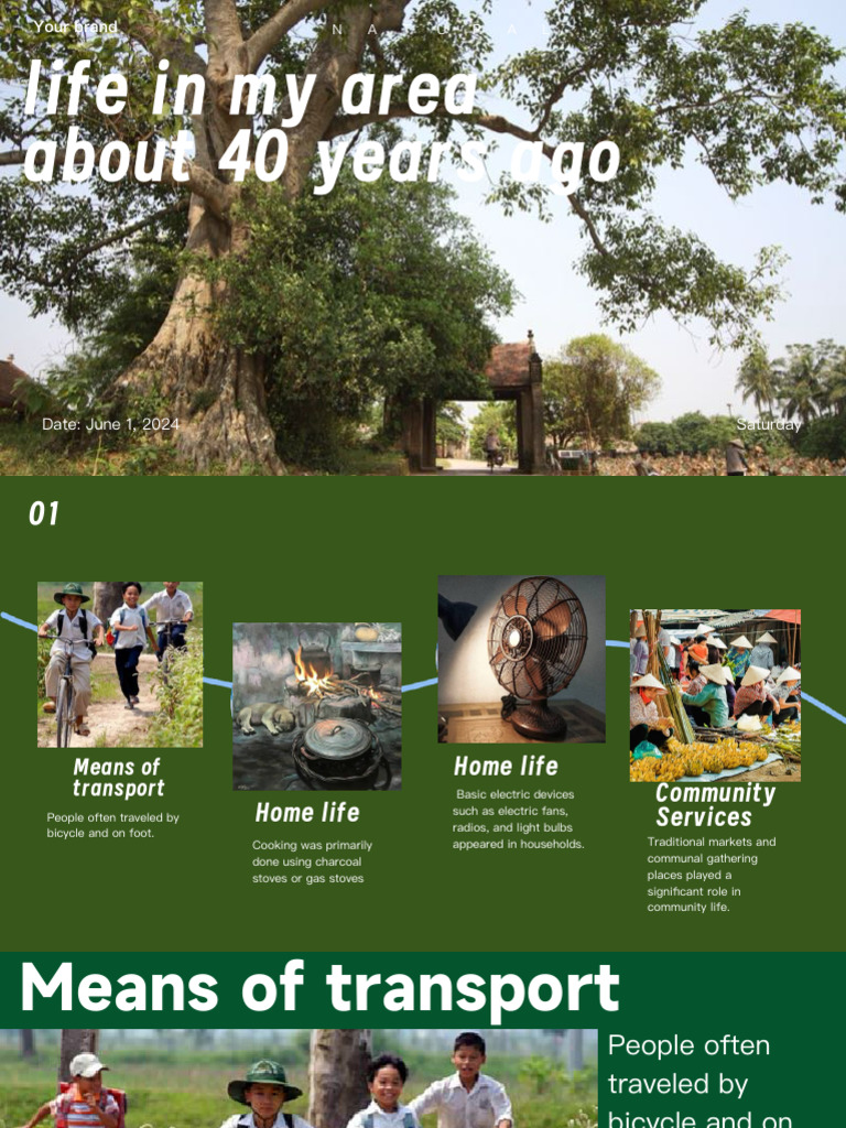 Life 40 Years Ago: Transport & Community | PDF