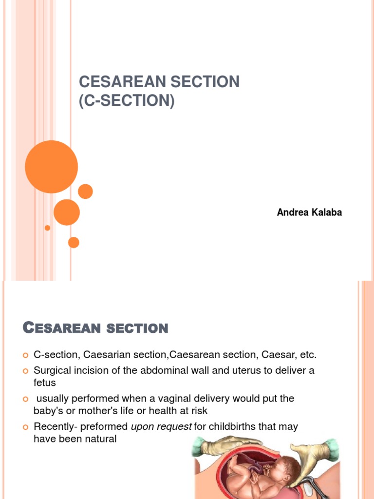 Cesarean Section (C-Section) | PDF | Caesarean Section | Childbirth