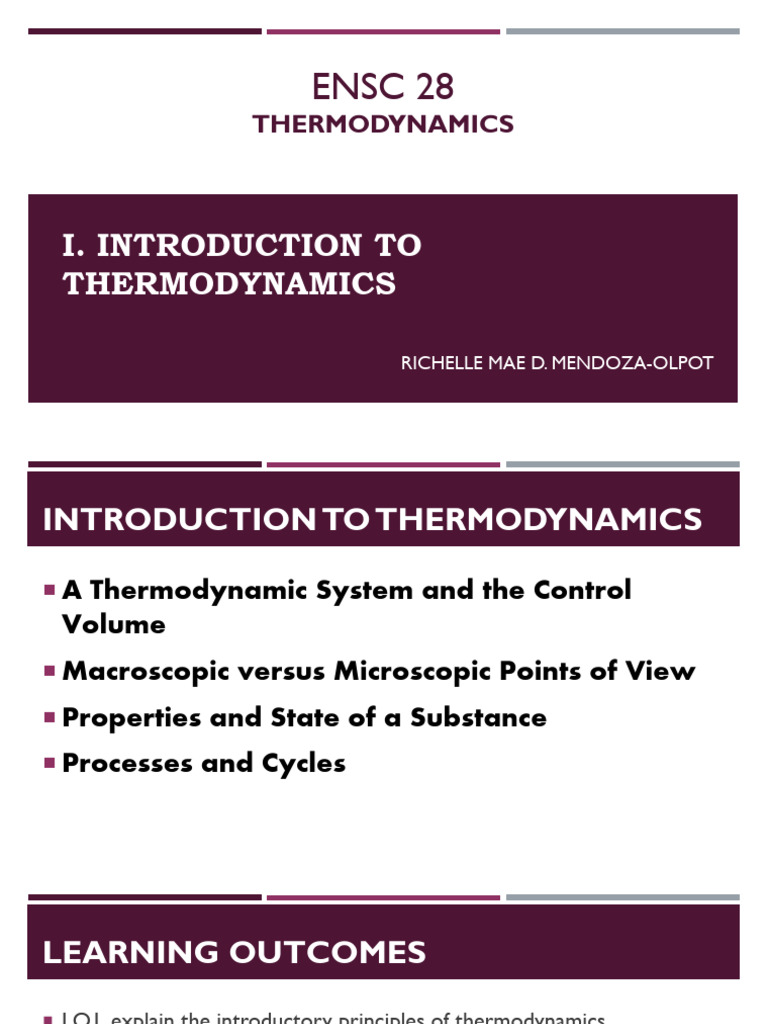 Introduction to Thermodynamics Concepts | PDF | Thermodynamics | Heat