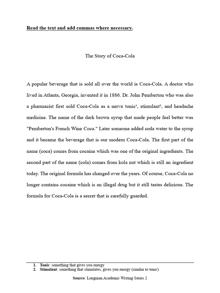 Relative Clause - Punctuation Practice | PDF