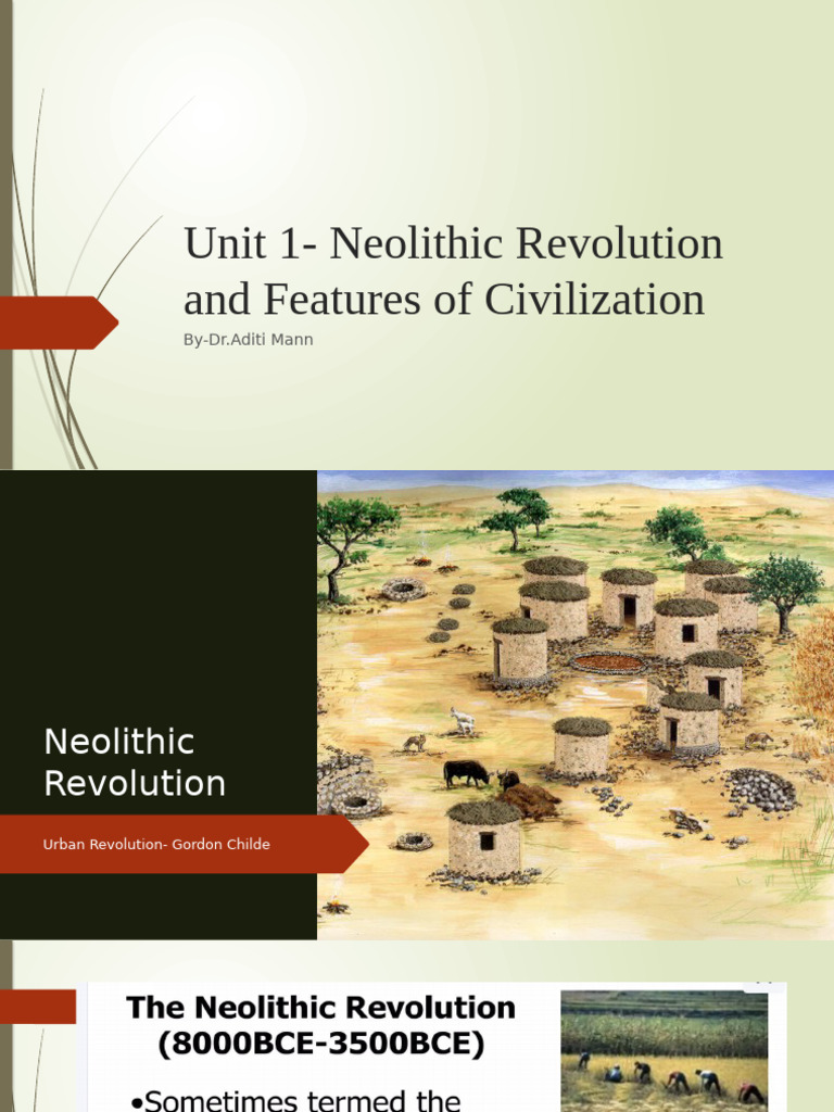 Neolithic Revolution and Civilizations | PDF