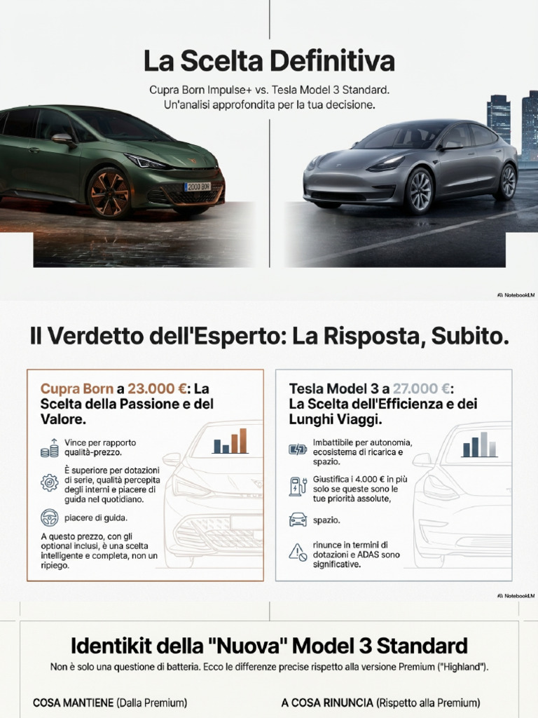 Cupra Born Vs Tesla Model 3 The Definitive Choice | PDF