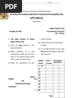Plumbing Trade Test Course Overview | PDF | Plumbing
