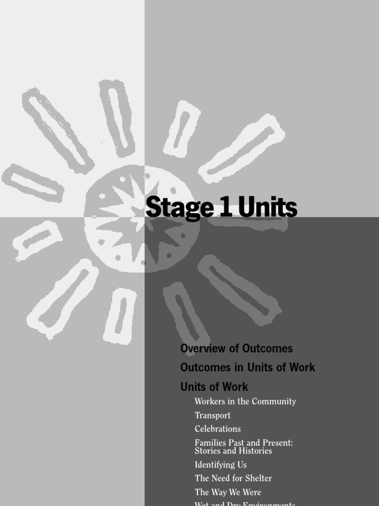 Stage 1 HSIE Units Overview | PDF | Community | Oral History