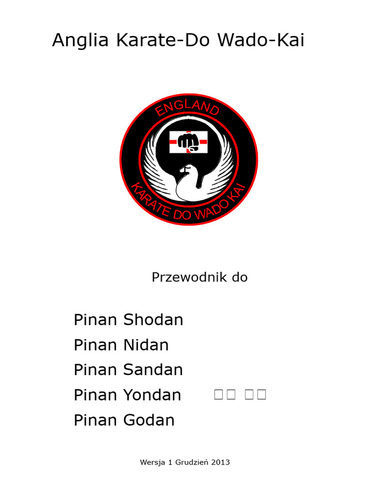 Przewodnik EKW Po Kata Pinan | PDF