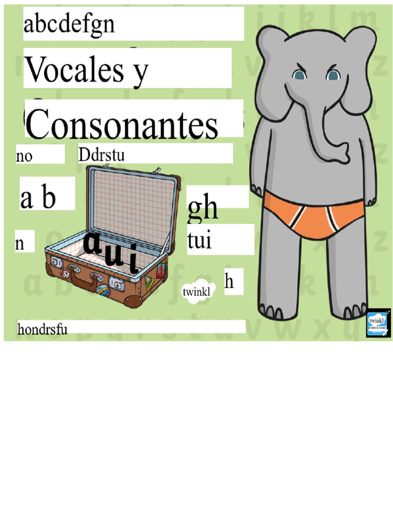 Vocales y Consonantes PowerPoint | PDF | Vocal | Lingüística