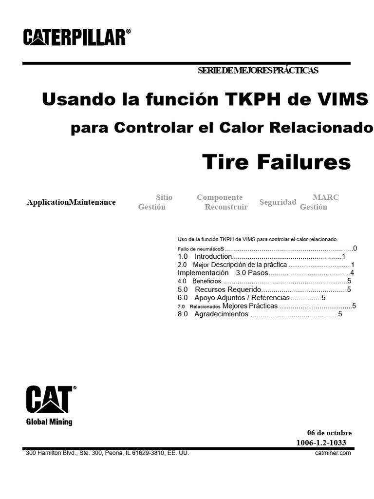 TKPH | PDF | Neumático | Camión