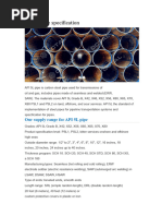 API 5L Grade B Pipe Specifications | PDF | Yield (Engineering) | Pipe ...