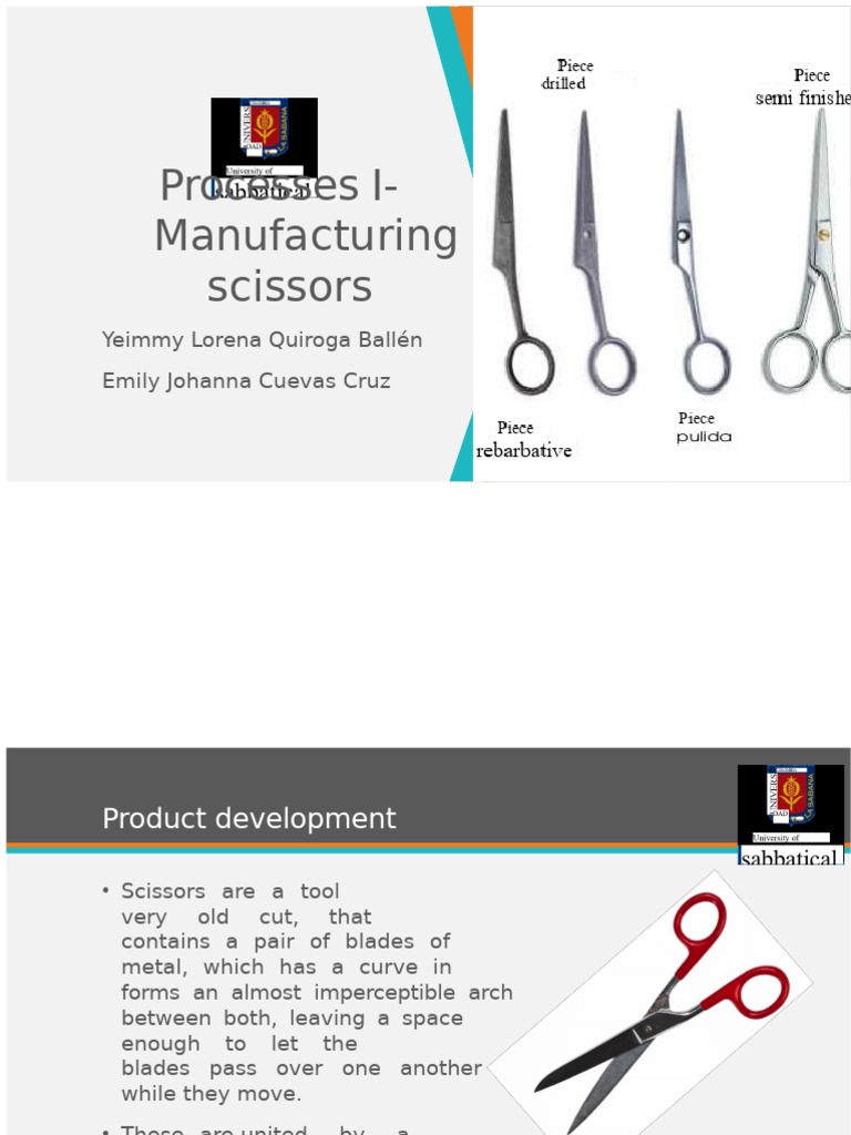Scissors Manufacturing Process Explained | PDF | Steel | Scissors