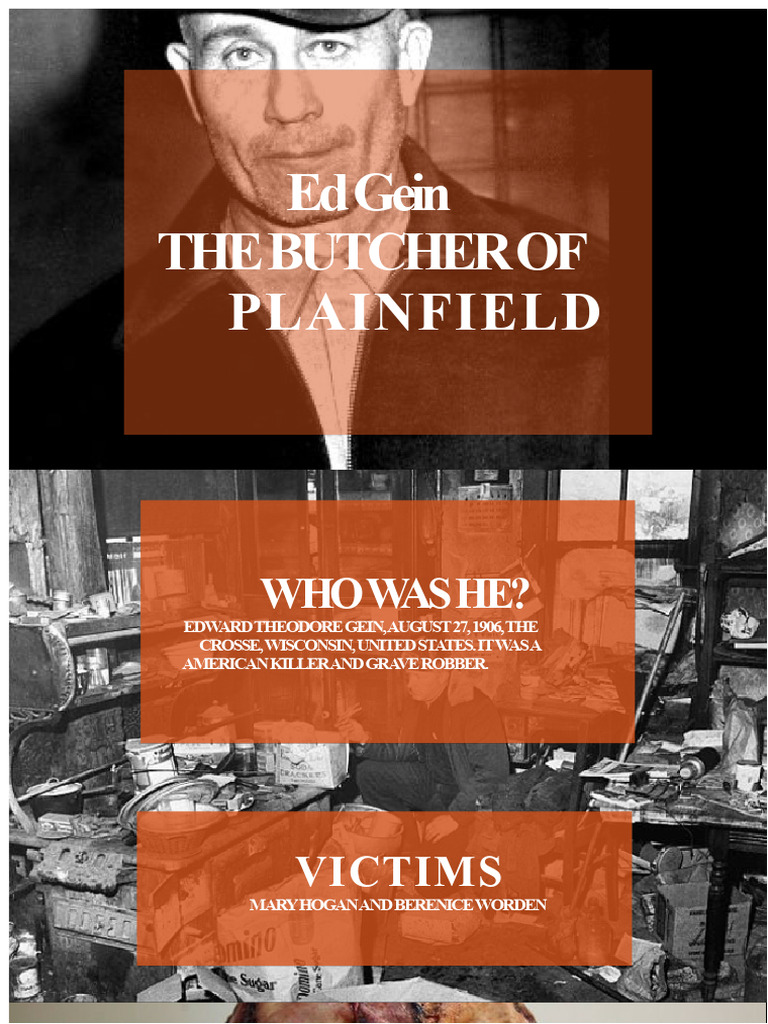 Ed Gein: The Butcher of Plainfield | PDF