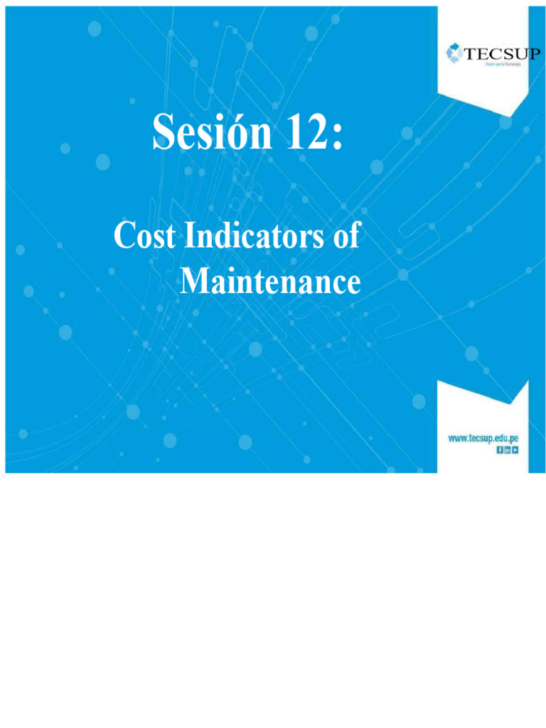 Maintenance Cost Indicators Analysis | PDF | Reliability Engineering ...