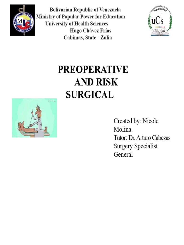 Preoperative and Surgical Risk.pptx | PDF | Surgery | Cardiovascular ...