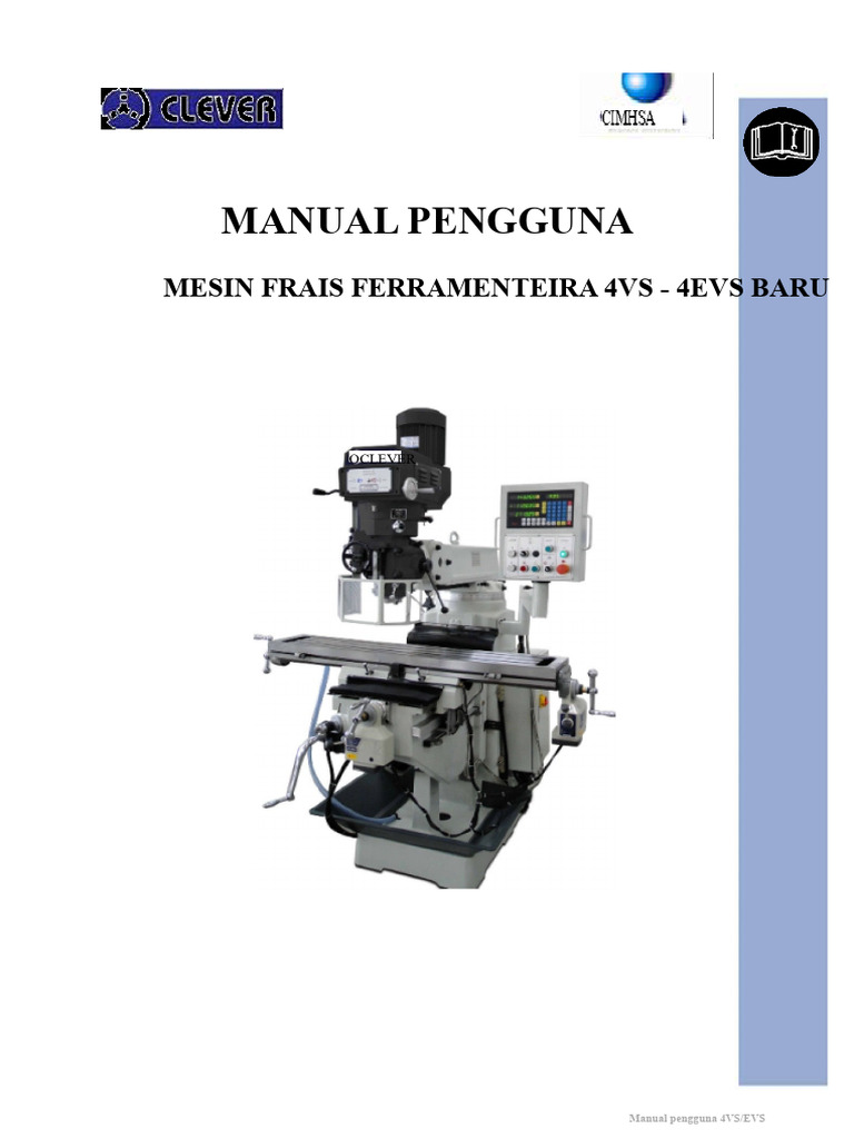 Manual Mesin Frais 4VS-4EVS: Panduan Lengkap | PDF
