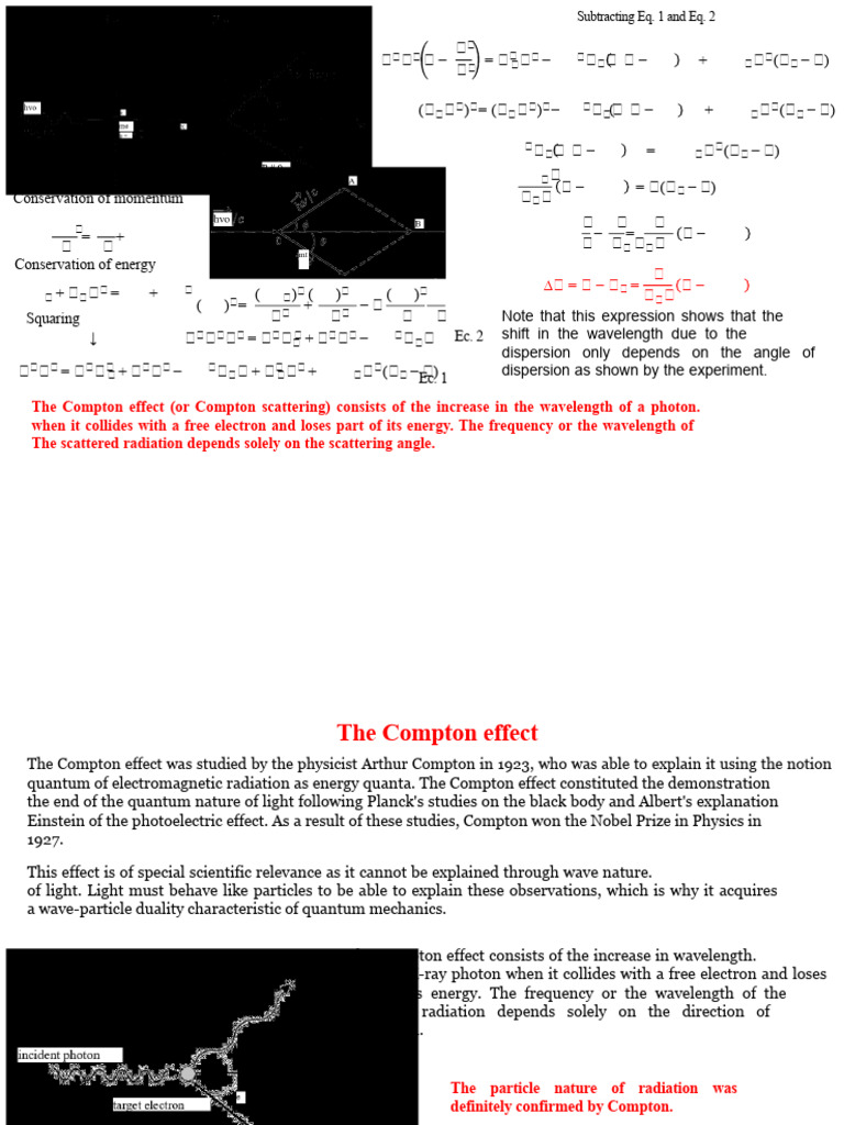 Exercises X-rays-Compton Effect | PDF | Electromagnetic Radiation | Photon
