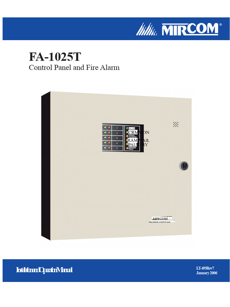 FA 1025T Manual English | PDF | Relay | Mains Electricity