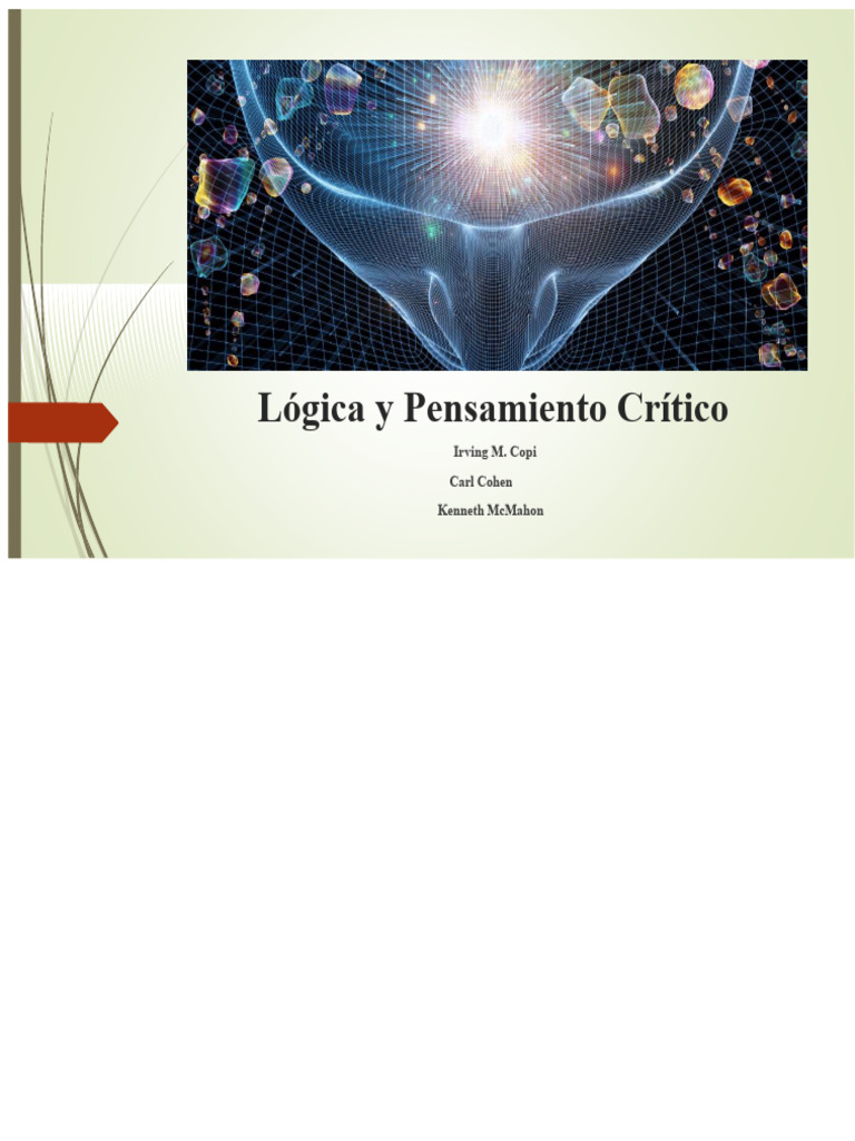 Introducción A La Lógica Irving M. Copi Carl Cohen Kenneth McMahon ...