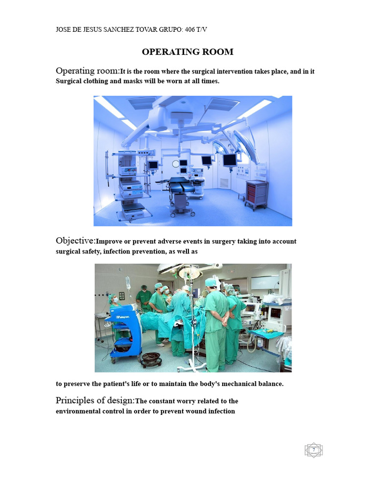 Operating room | PDF | Disinfectant