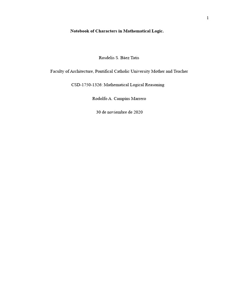 Important Figures in Mathematical Logic | PDF | Euclid | Mathematics
