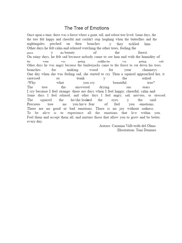 The tree of emotions | PDF