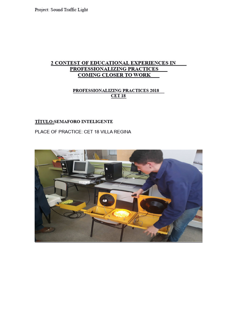 Intelligent Traffic Light Project | PDF | Arduino | Electrical Engineering