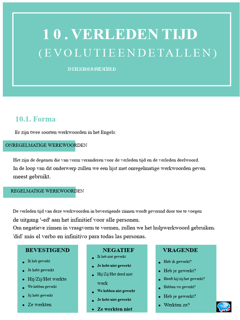 verleden tijd | PDF