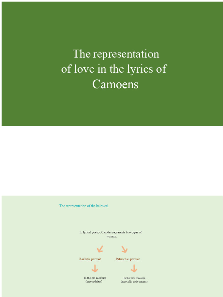 The Representation of The Beloved in The Lyric of Camões | PDF | Poetry