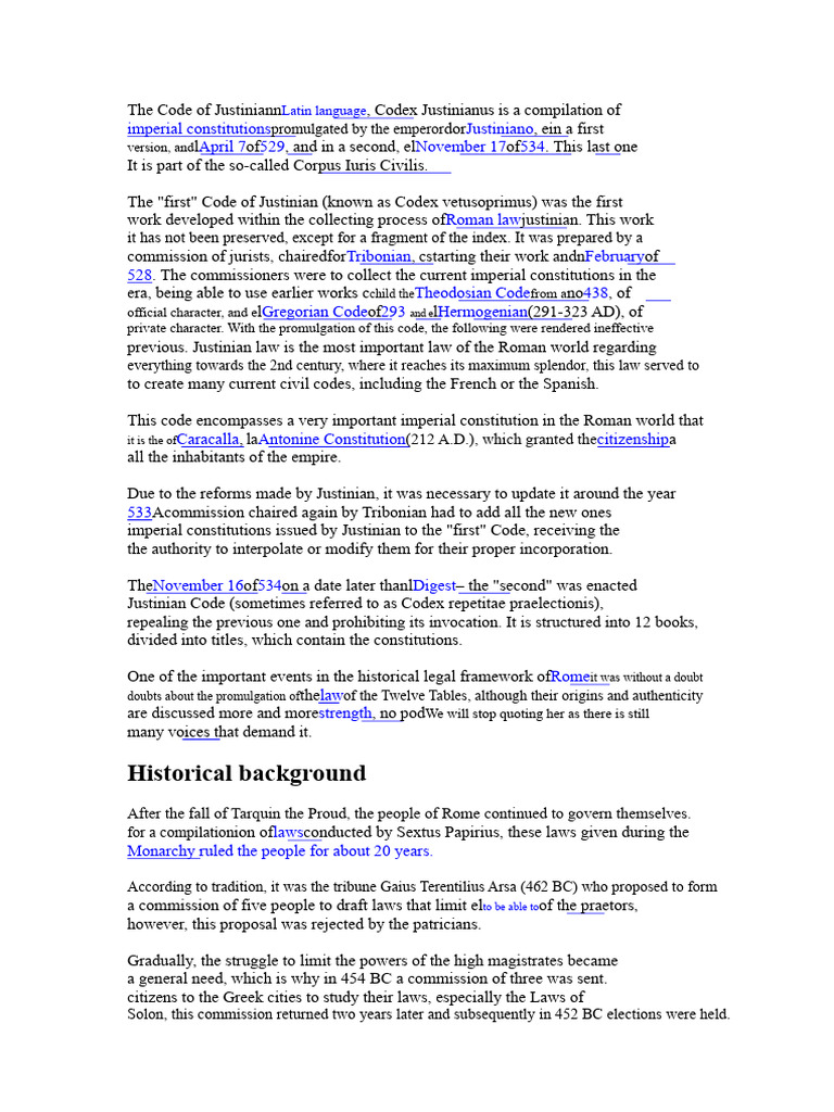 The Code of Justinian | PDF | Roman Law | Ancient Rome