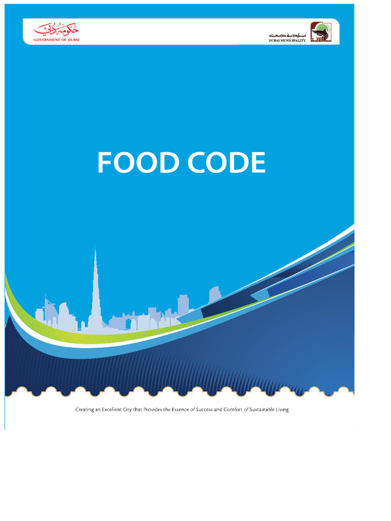 Código de Alimentos de Dubái: Seguridad y Normas | PDF | Alimentos ...