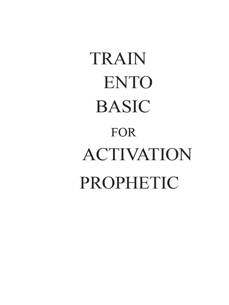 Prophetic Activation Training Guide | PDF | Prophecy | Abraham
