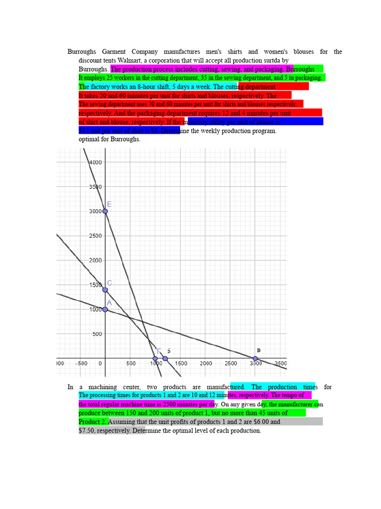 WORKSHOP 2 IO | PDF | Linear Programming | Mathematical Optimization