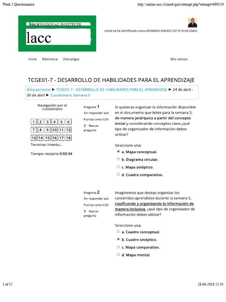 Questionnaire Week 5) PDF | PDF | Questionnaire | Survey Methodology