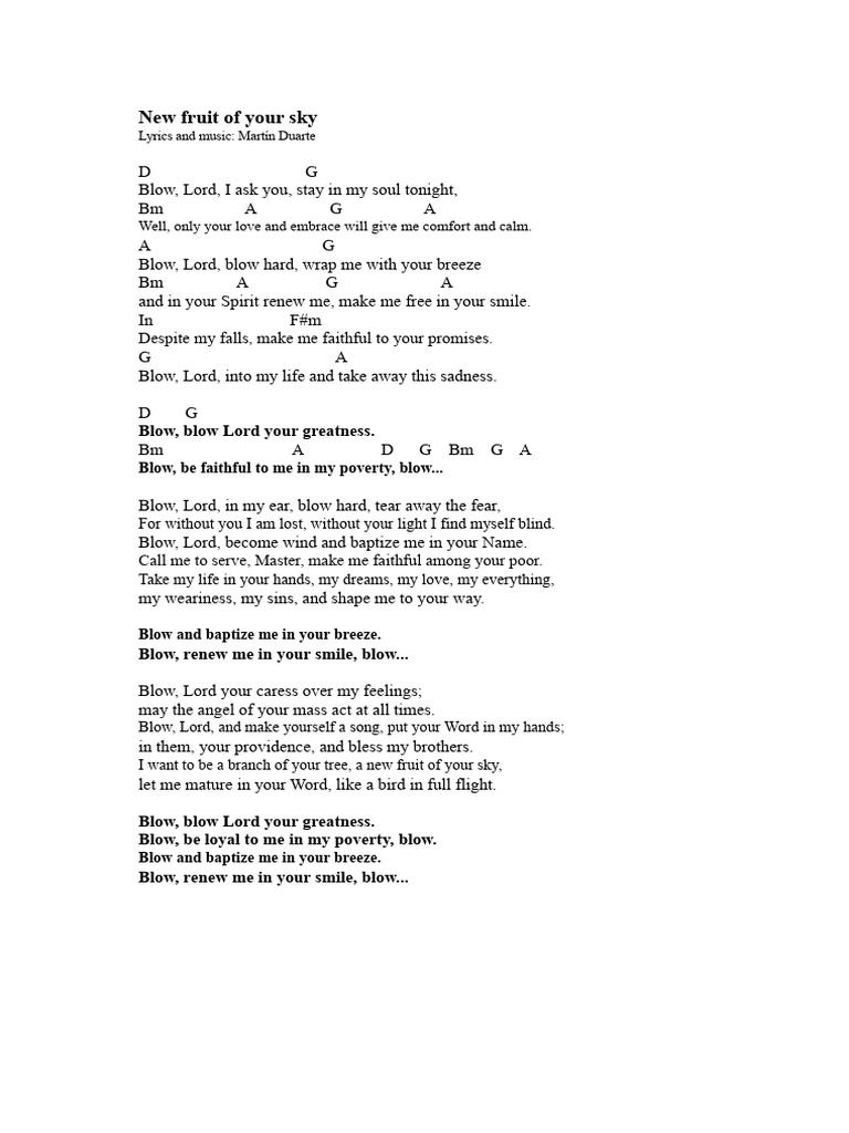 Blow, Mr. Chords | PDF