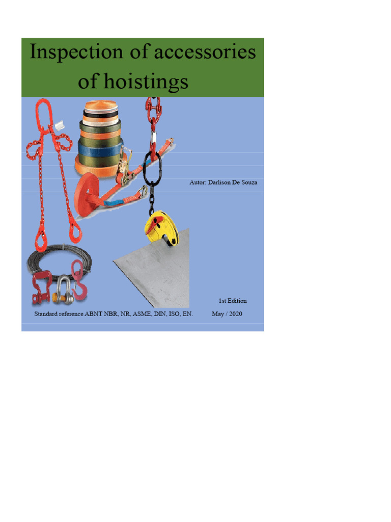 Lifting Accessories Inspection Guide | PDF | Nondestructive Testing