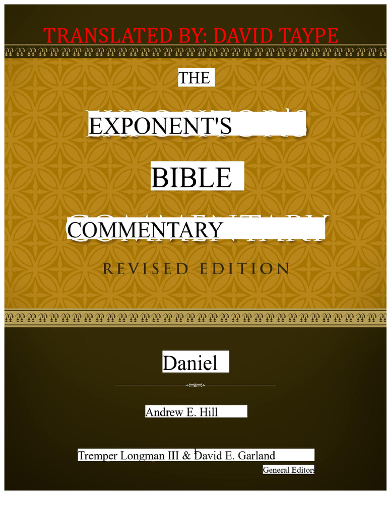 Expositor's Commentary on Daniel | PDF | Daniel (Biblical Figure) | Bible