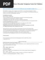 Revised Life Stressor Checklist | PDF | Fear | Psychological Trauma