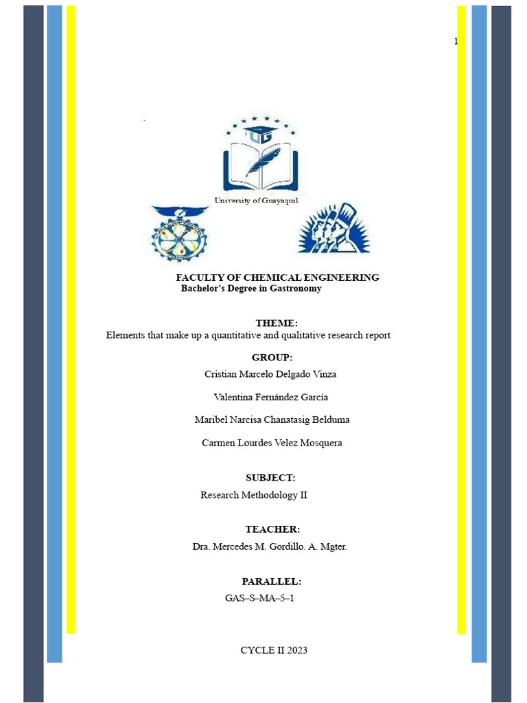 Research Report Elements Explained | PDF | Methodology | Qualitative ...