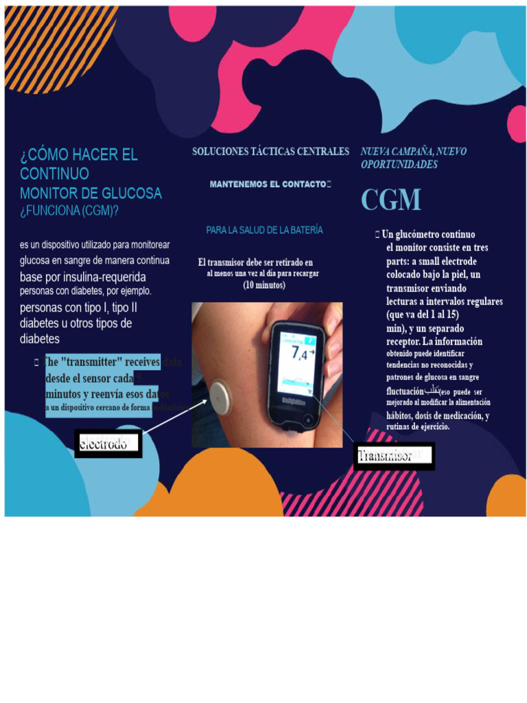 Monitor Continuo de Glucosa: Guía y Beneficios | PDF | Diabetes | Insulina