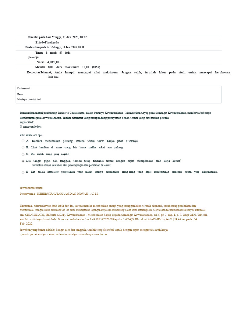 AP1.1 - Unit 1 - Worth 10% of the final grade_ Review of the attemptOK | PDF