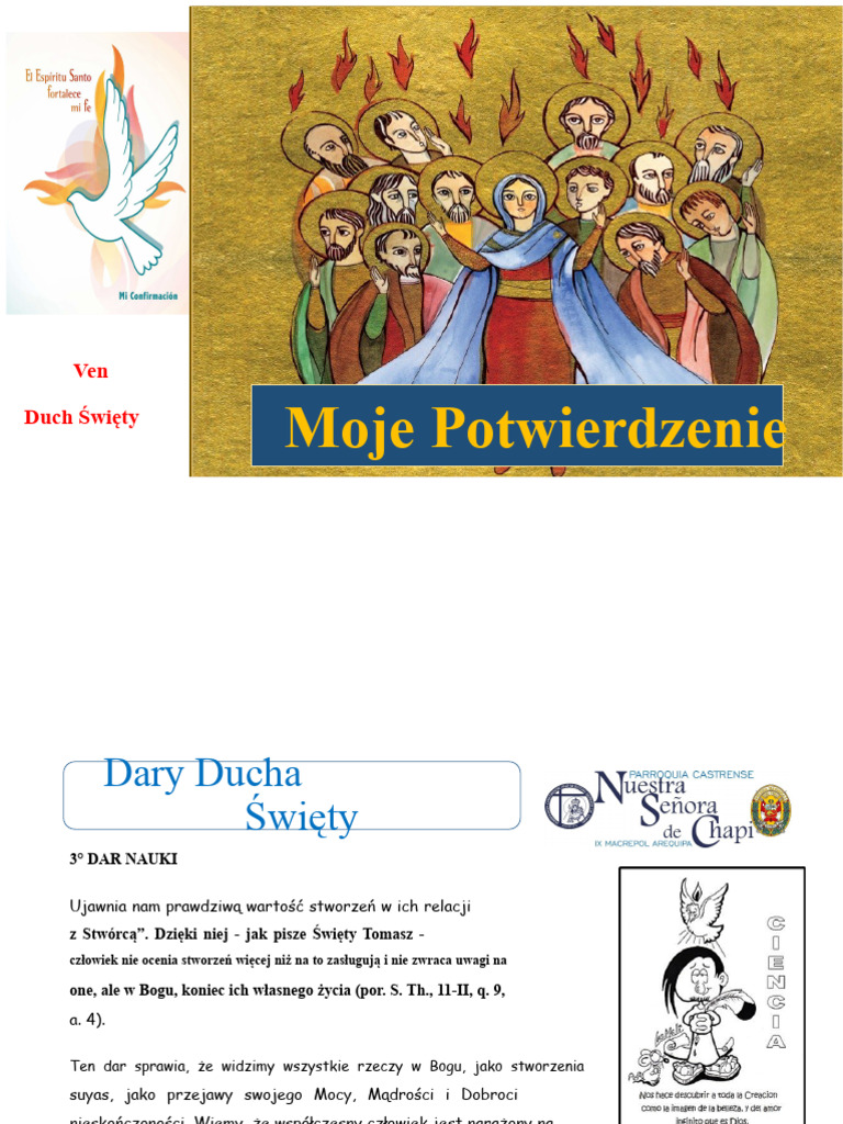 Prezentacja Temat Dary Ducha Świętego 2 | PDF