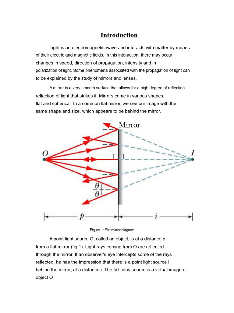 Lenses and Mirrors | PDF | Mirror | Electromagnetic Spectrum
