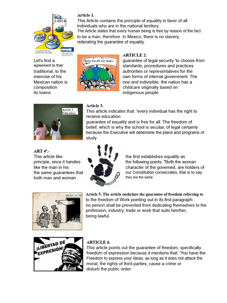 Overview of Mexican Constitutional Rights | PDF | Crimes | Crime & Violence
