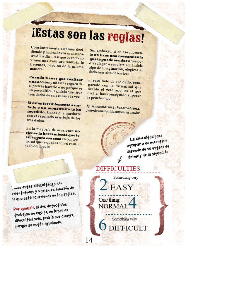 Monster Detective Game Rules Guide | PDF