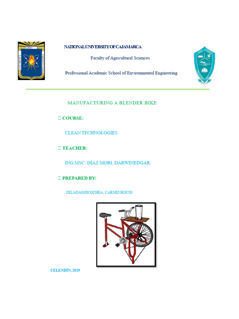 BICYCLE REPORT | PDF | Sustainability | Gear