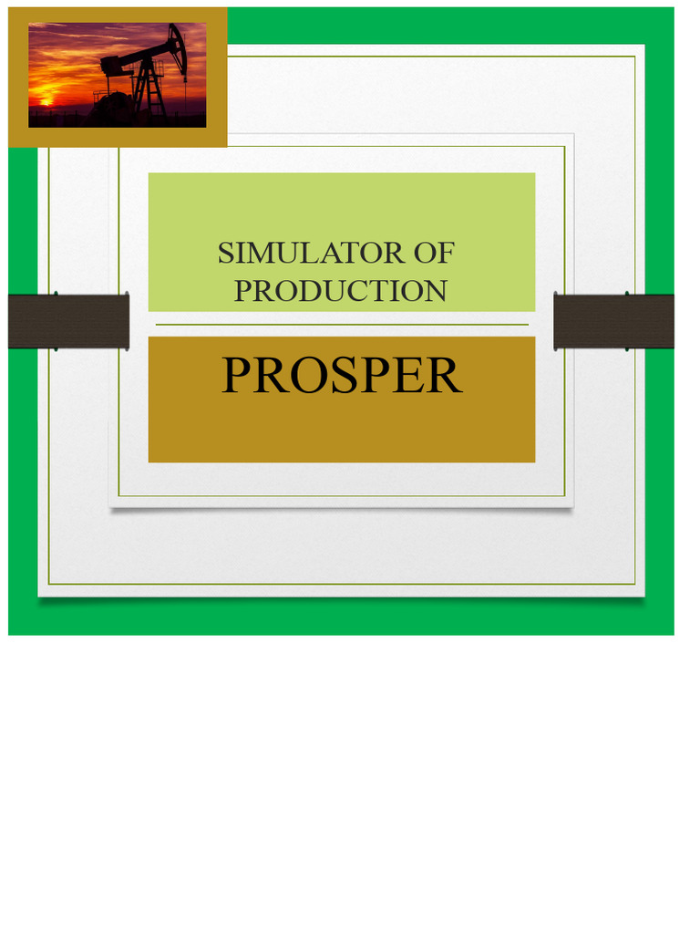 PROSPER SIMULATOR | PDF | Pump | Simulation