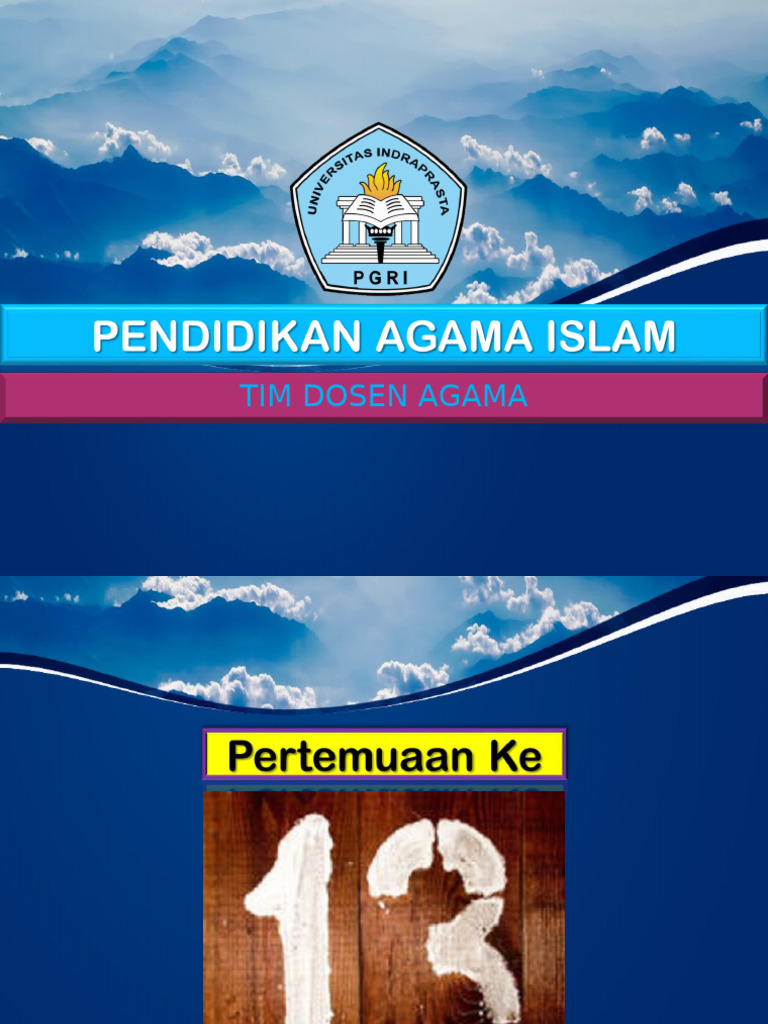 Agama Islam 13 | PDF