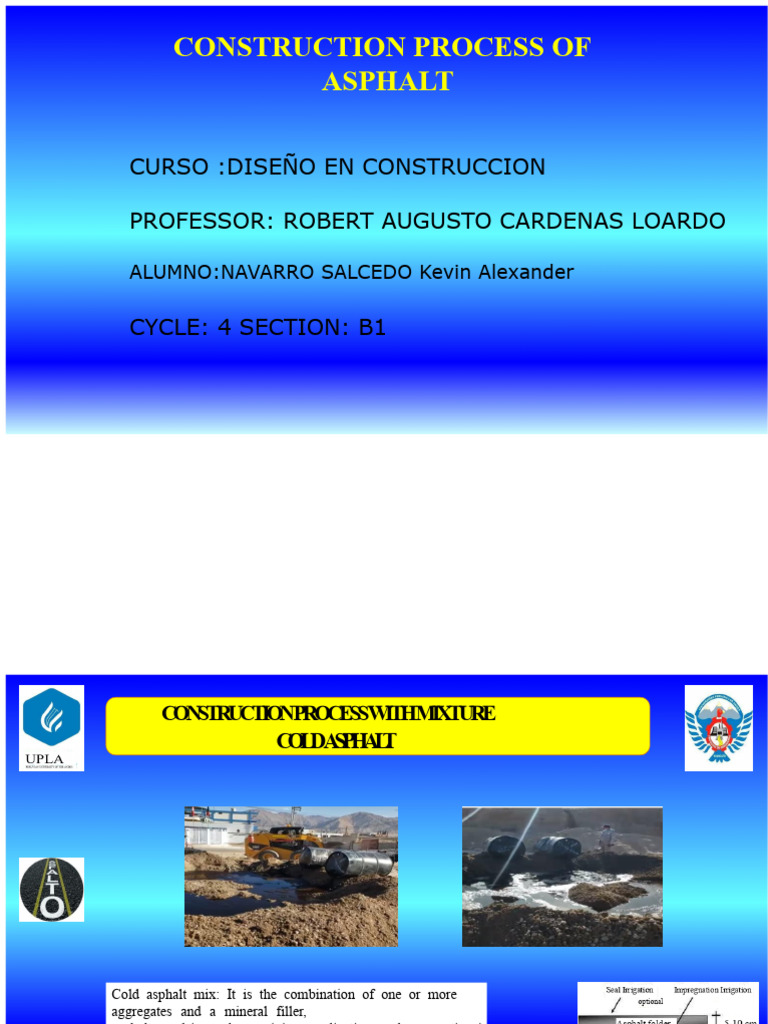 Asphalt Construction Process Overview | PDF | Construction Aggregate ...