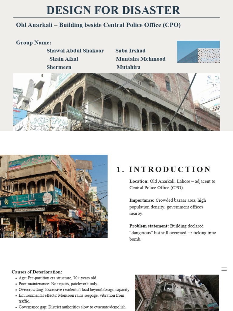 White Clean Architecture Presentation (1) | PDF | Disasters